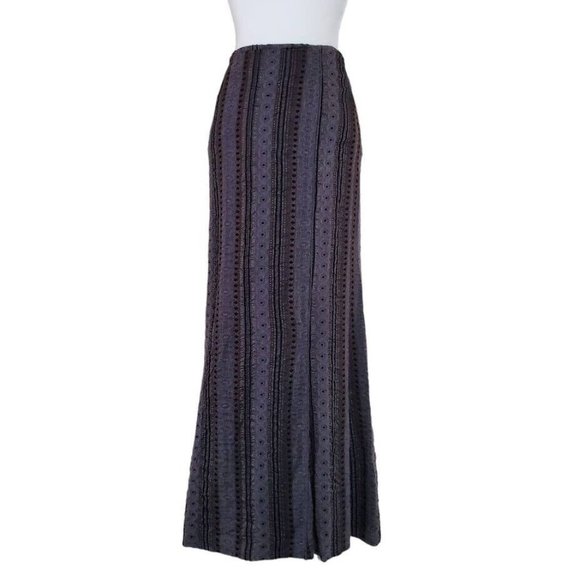 CASCH | Skirts | 55 Bnwt Casch Gro Abrahamsson Brown Stripe Long Skirt ...
